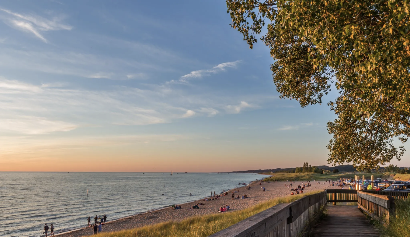 Oval Beach named one of the Best Beaches - Upscale Lakeshore